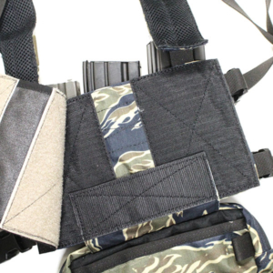 TAYLOR&STONER TS19 Chest Rig- AR Mag w/Abdomen Pouch- Tiger Stripe ...