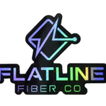 FLATLINE FIBER Co. LOGO STICKER | REALMENT