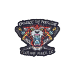 FLATLINE FIBER Co. Embrace the Pressure Tiger Sticker | REALMENT