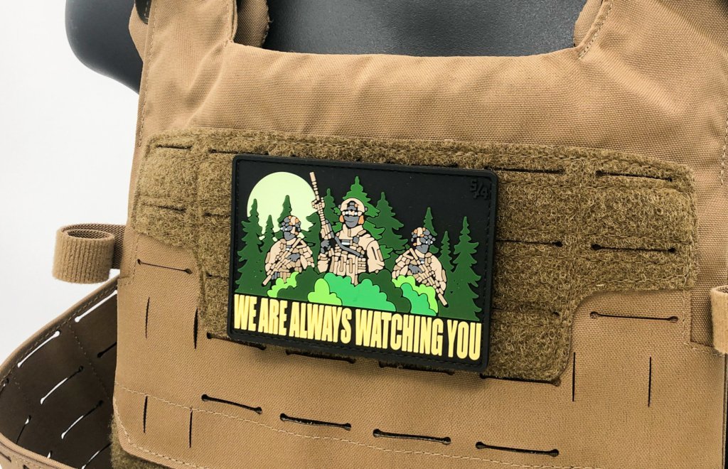 M-Tac Patch PVC “We are always watching you” | REALMENT